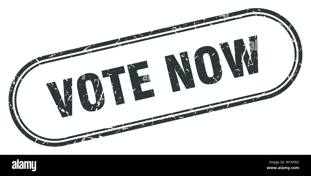 vote now stamp. vote now square grunge sign. vote now Stock Vector ...