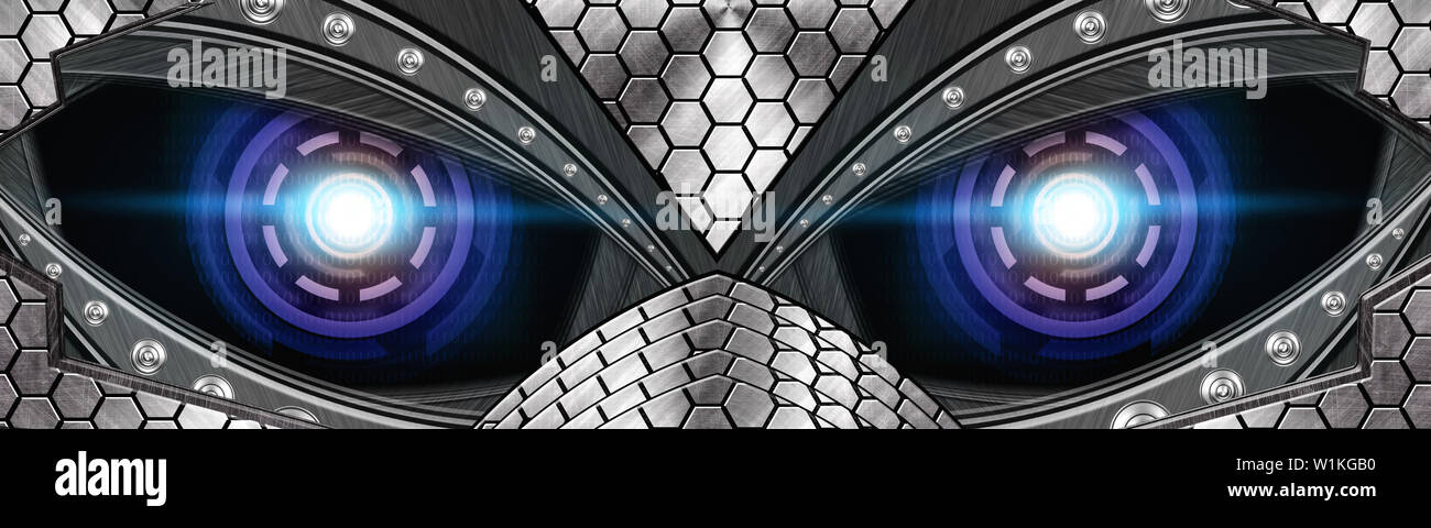 abstract robot eye Stock Photo - Alamy