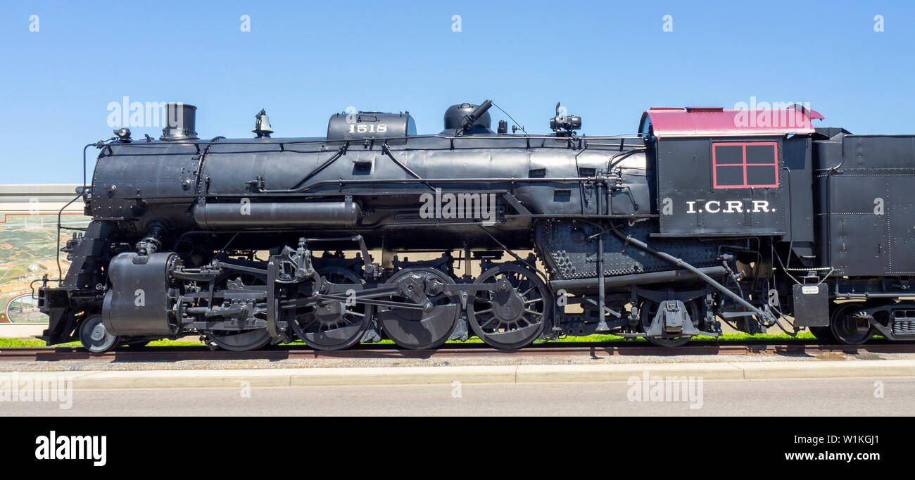 Iron Horse Train Memorial steam locomotive No 1518 train built by Lima ...