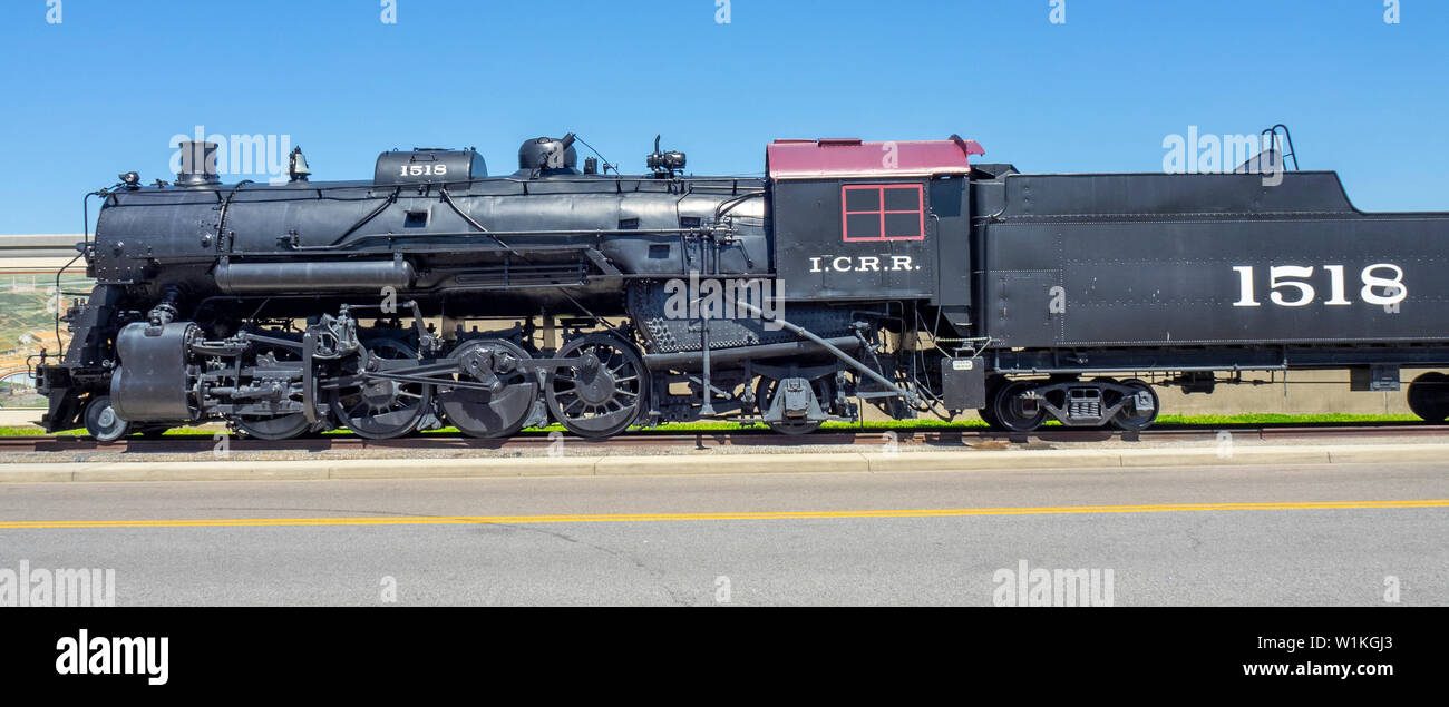 Iron Horse Train Memorial steam locomotive No 1518 train built by Lima ...