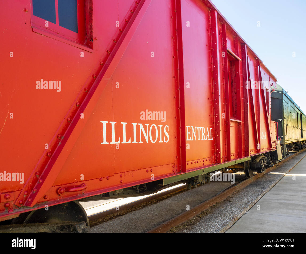 Red caboose hi-res stock photography and images - Alamy