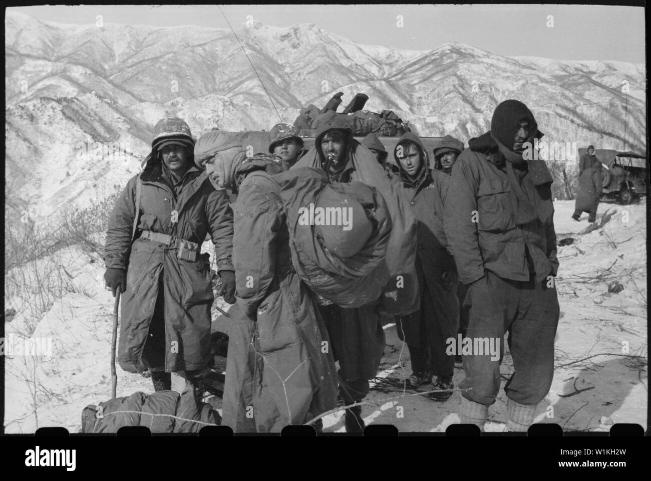 Chosin reservoir marine Black and White Stock Photos & Images - Alamy