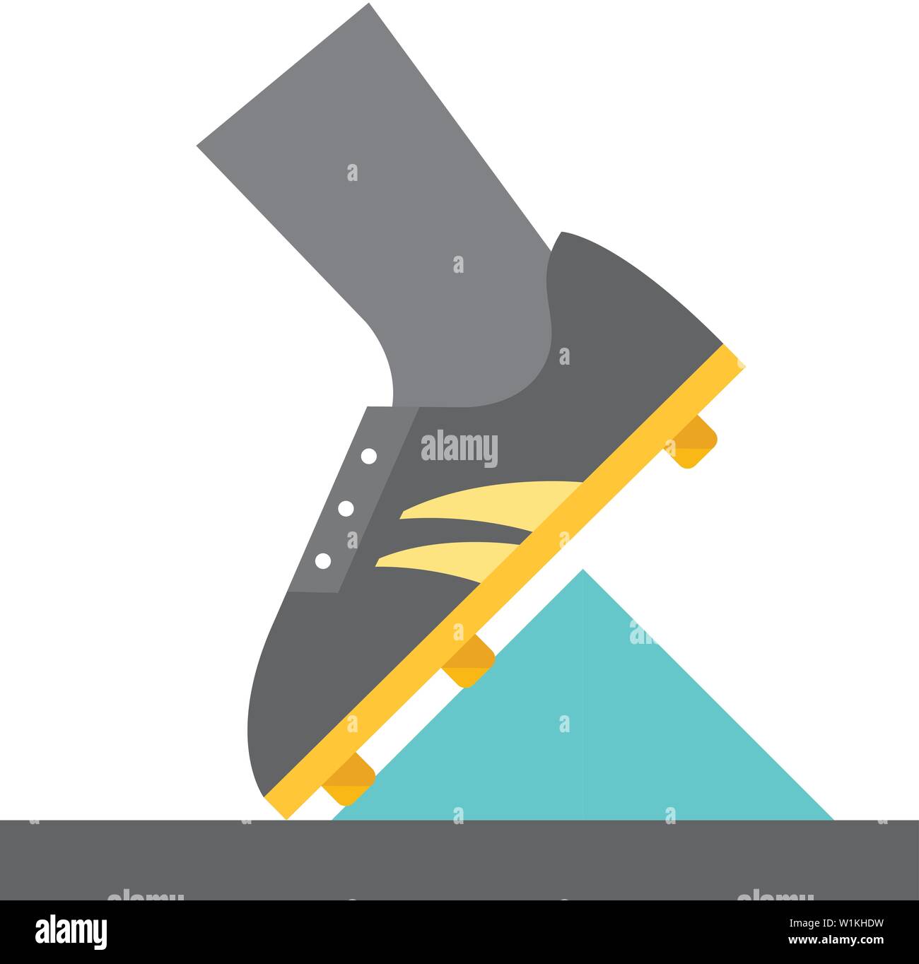 Athlete in the starting blocks Cut Out Stock Images & Pictures - Alamy