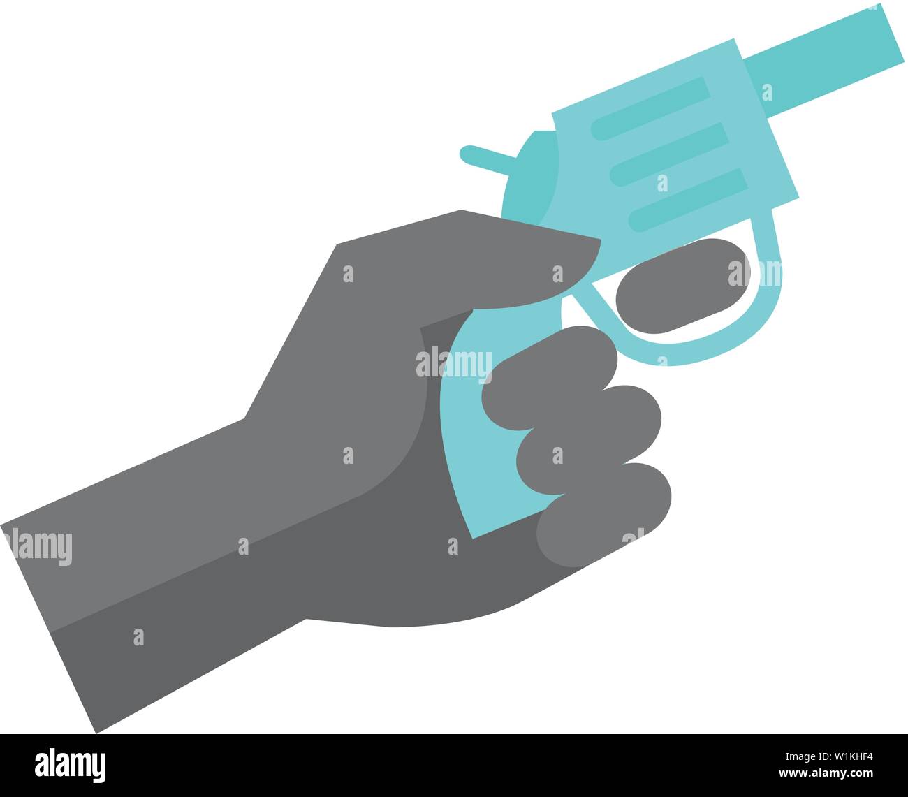 Starting gun illustration Stock Vector Images - Alamy