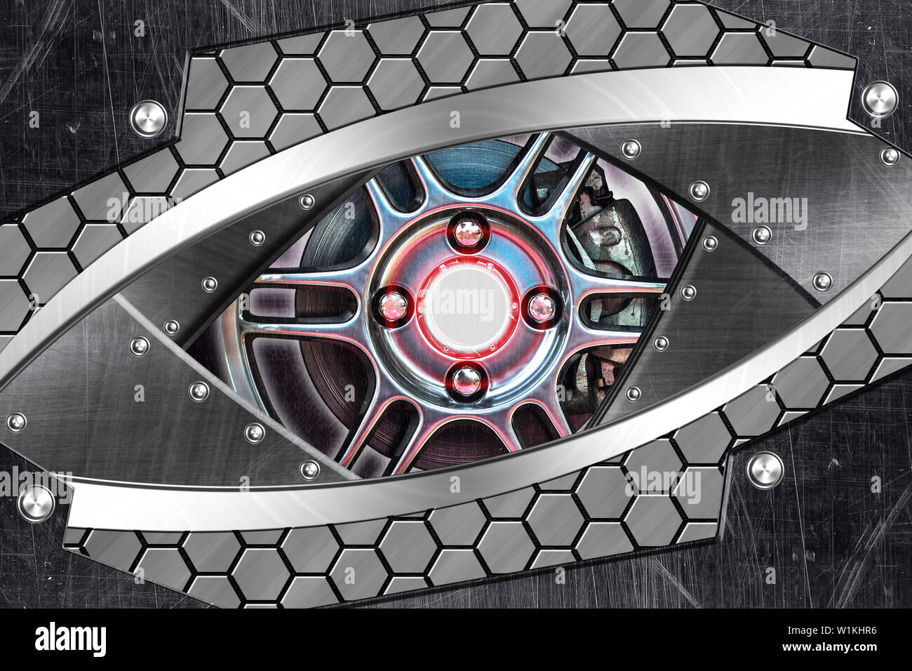 abstract robot eye Stock Photo - Alamy