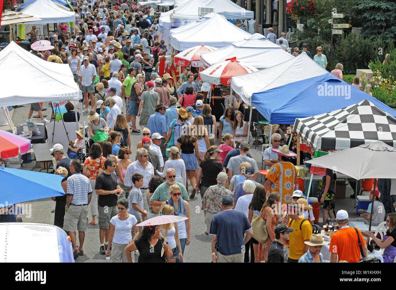 Crowds pack Park City, Utah's Main Street in Old Town for the weekly ...