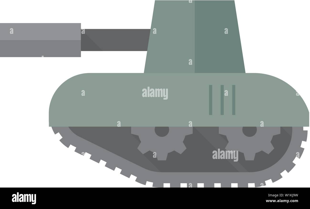 Tank icons in flat color style. Military weapon war Stock Vector Image ...