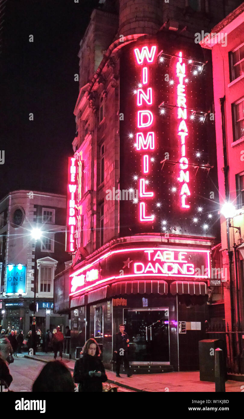 London, United Kingdom - December 15 2014: The legendary Windmill ...