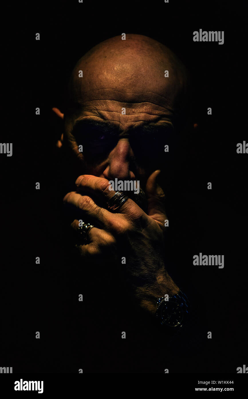 people one portrait adult horror Stock Photo - Alamy