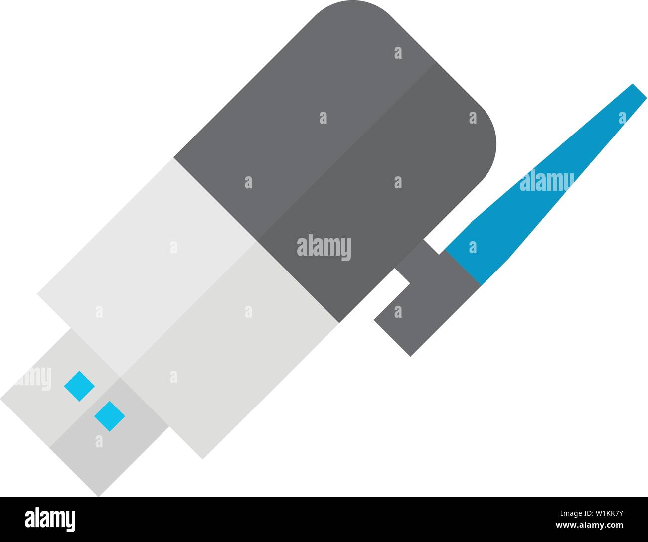 Wireless receiver icon in flat color style. Internet connection router ...