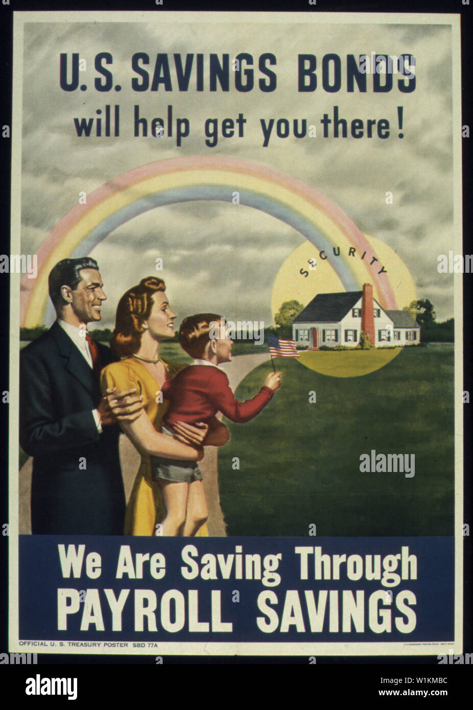 WE ARE SAVING THROUGH PAYROLL SAVINGS Stock Photo - Alamy