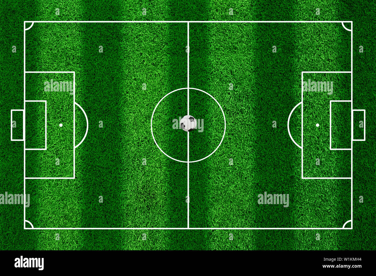 Aerial plan view soccer field hi-res stock photography and images - Alamy