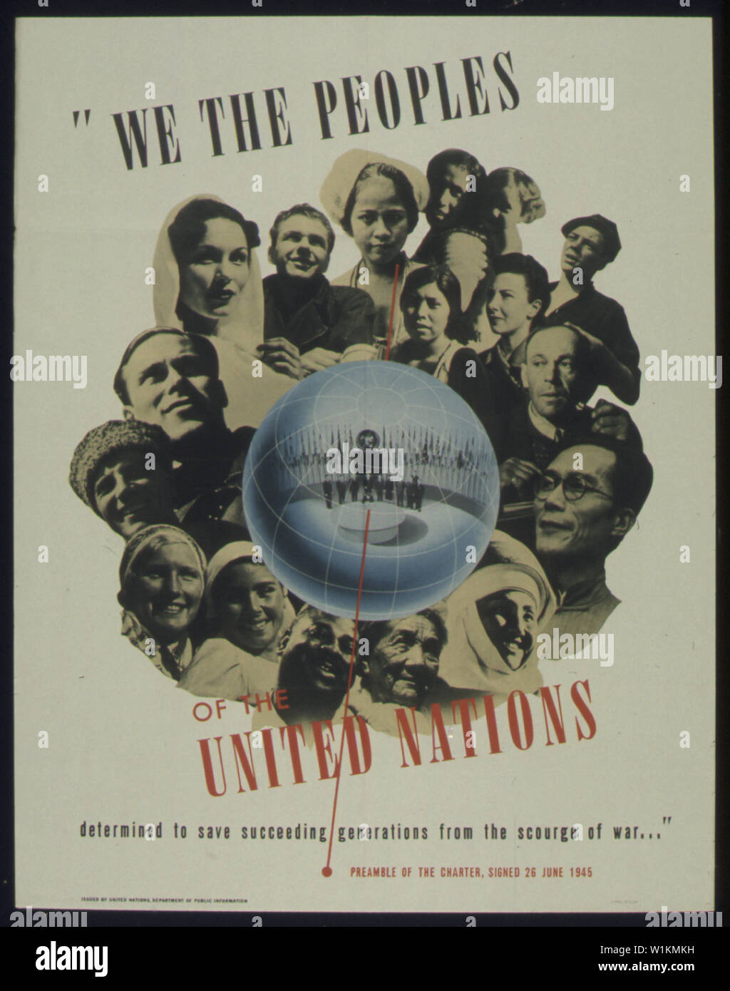WE THE PEOPLES OF THE UNITED NATIONS Stock Photo - Alamy