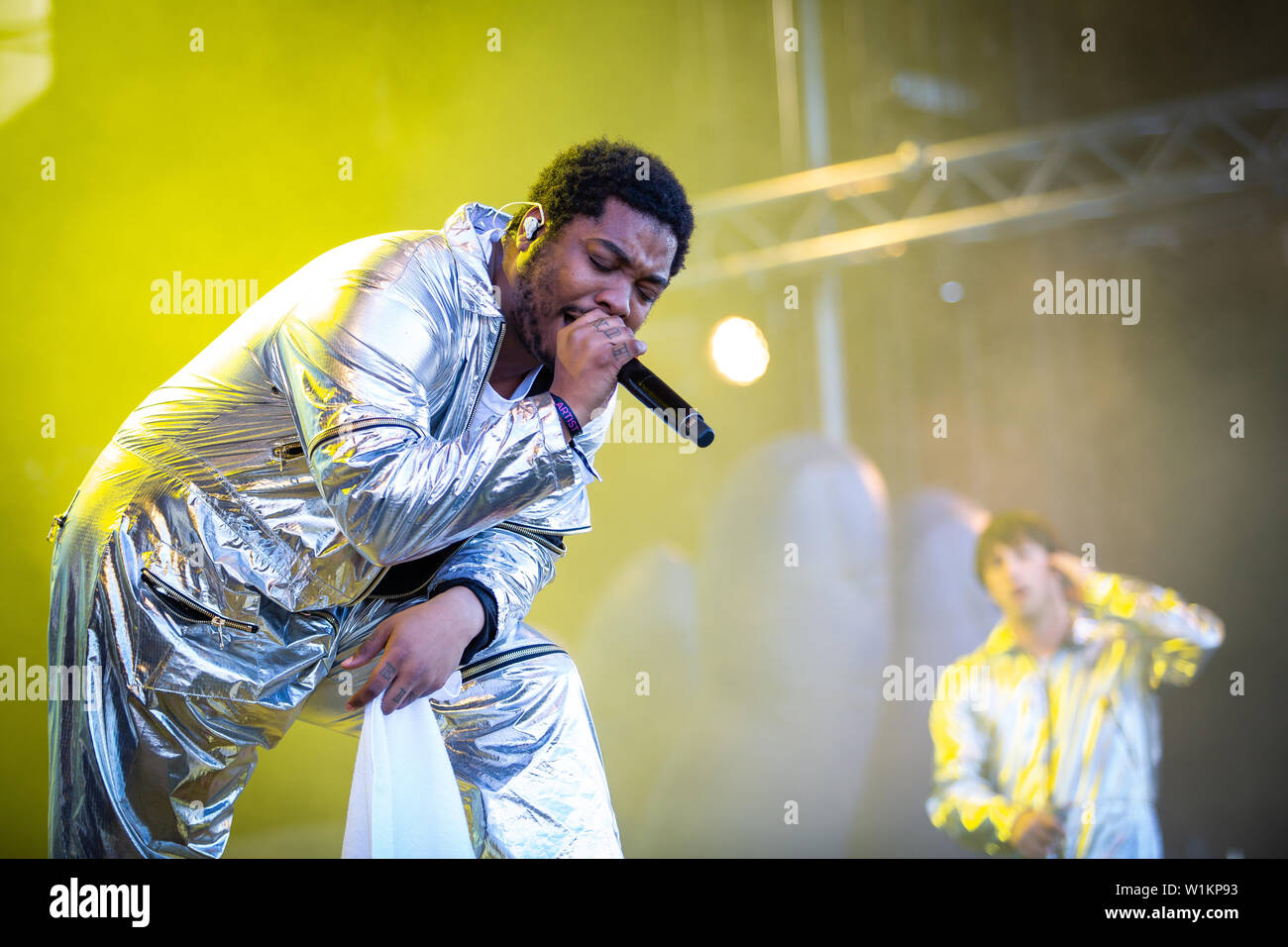 Sandvika, Norway - July 02, 2019.The American rap group Brockhampton ...