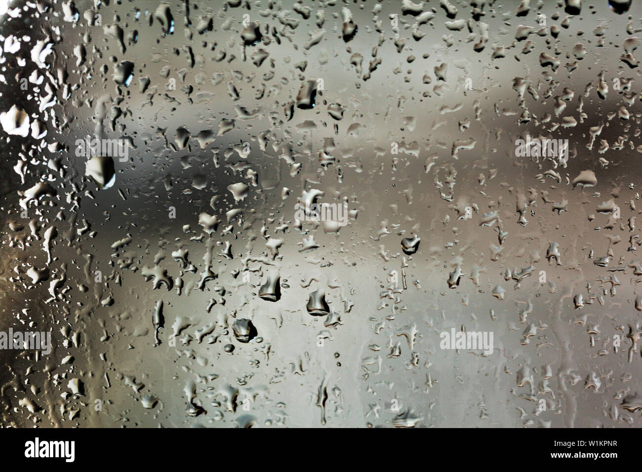 Drops of rain on the glass window Stock Photo - Alamy
