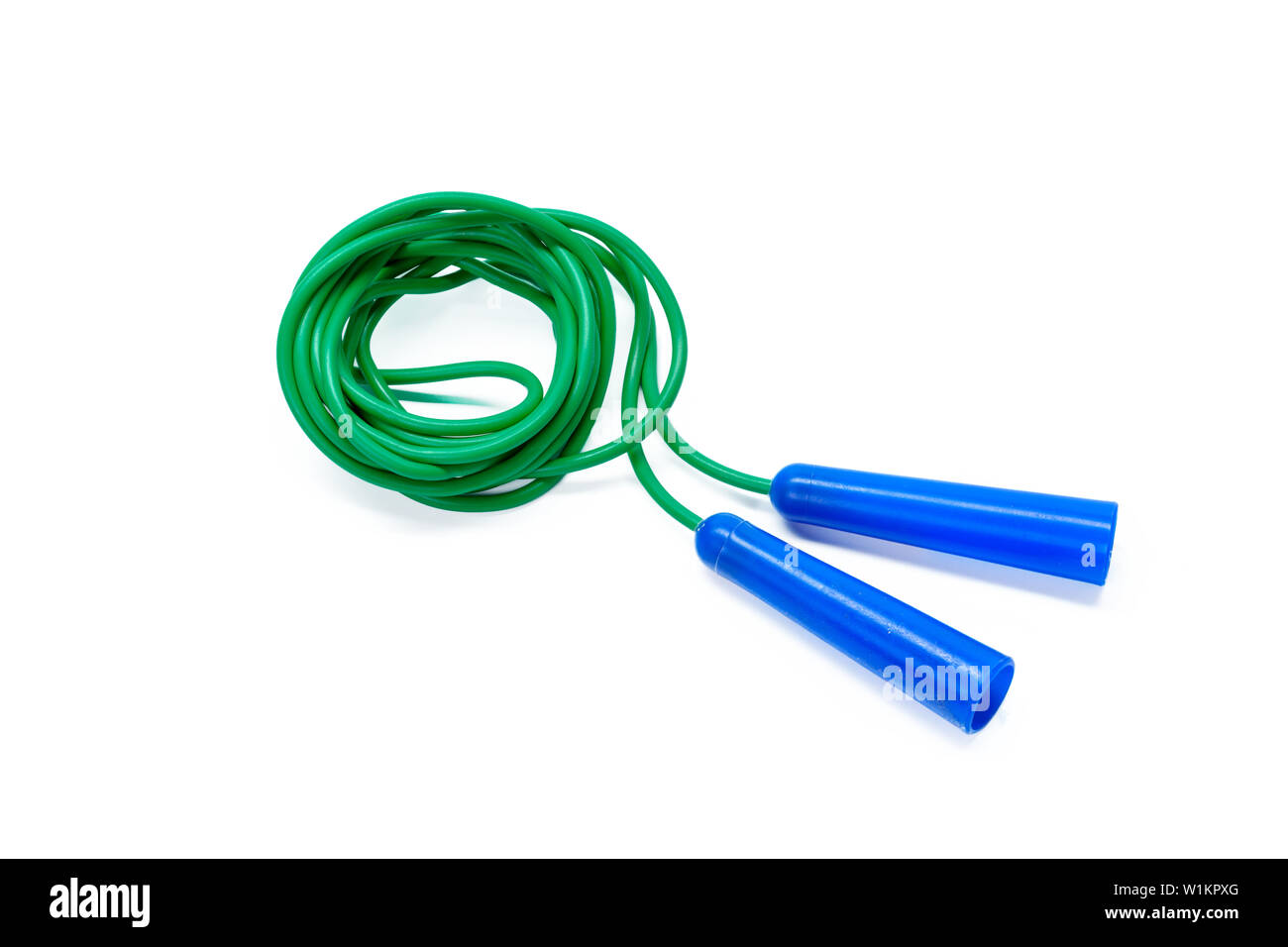 skipping rope isolated on white Stock Photo - Alamy