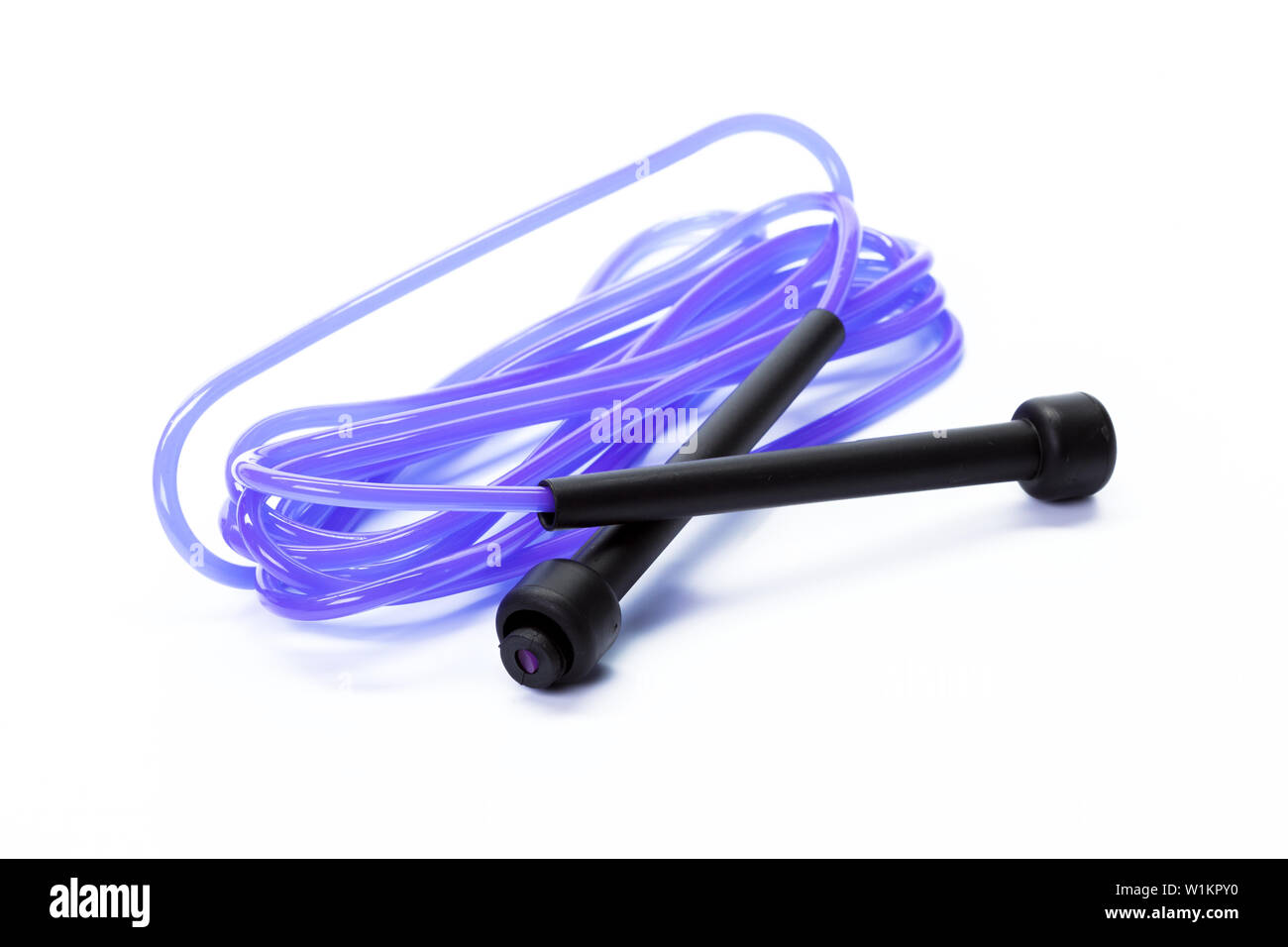 skipping rope isolated on white Stock Photo - Alamy