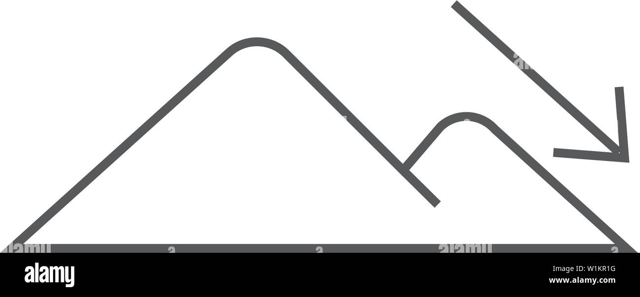 Uphill road sign Cut Out Stock Images & Pictures - Alamy