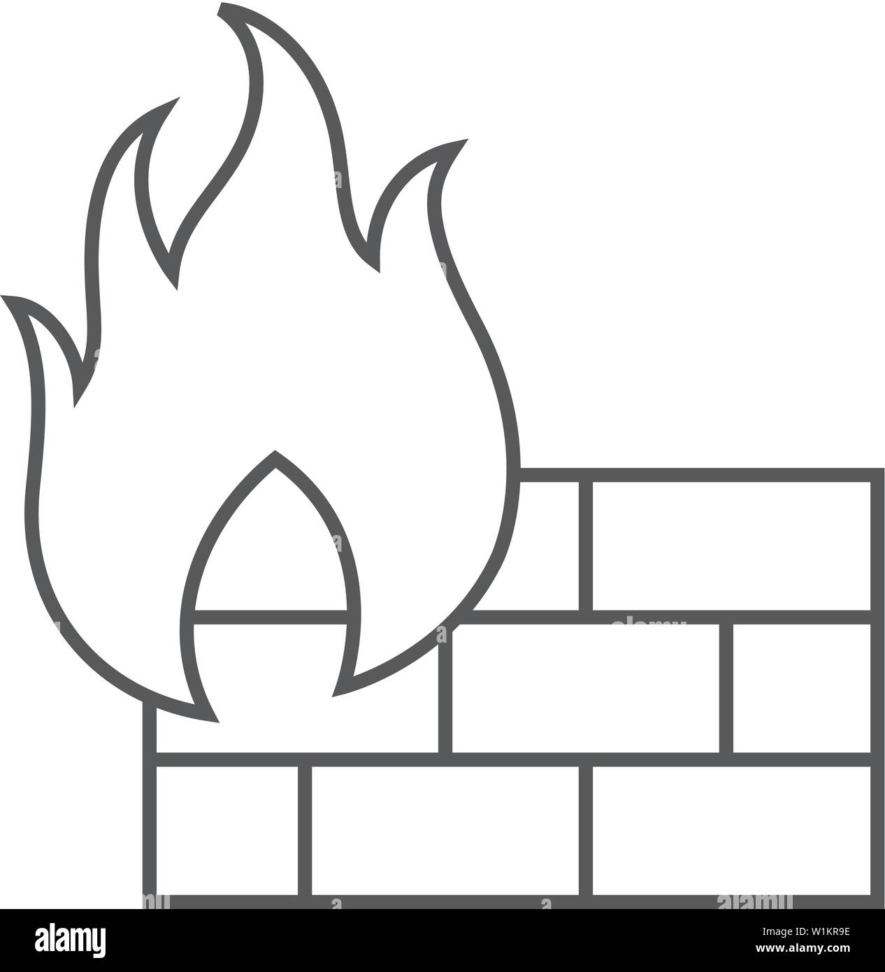 Network Firewall Icon