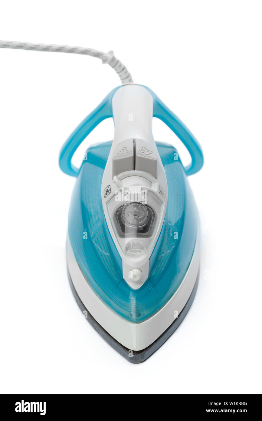 Iron isolated on a white background Stock Photo - Alamy