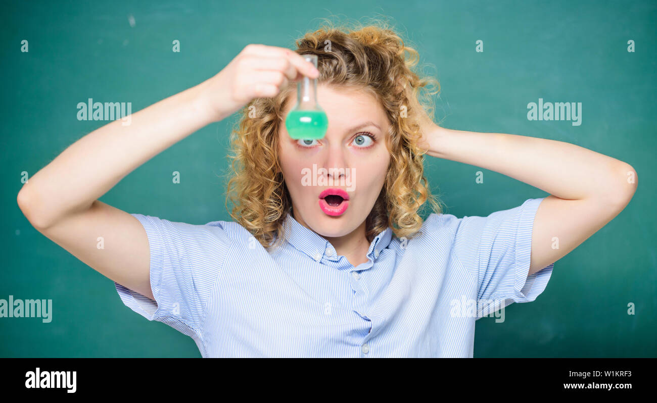 Formula. scientist at school lab. school lesson. biology experiment ...