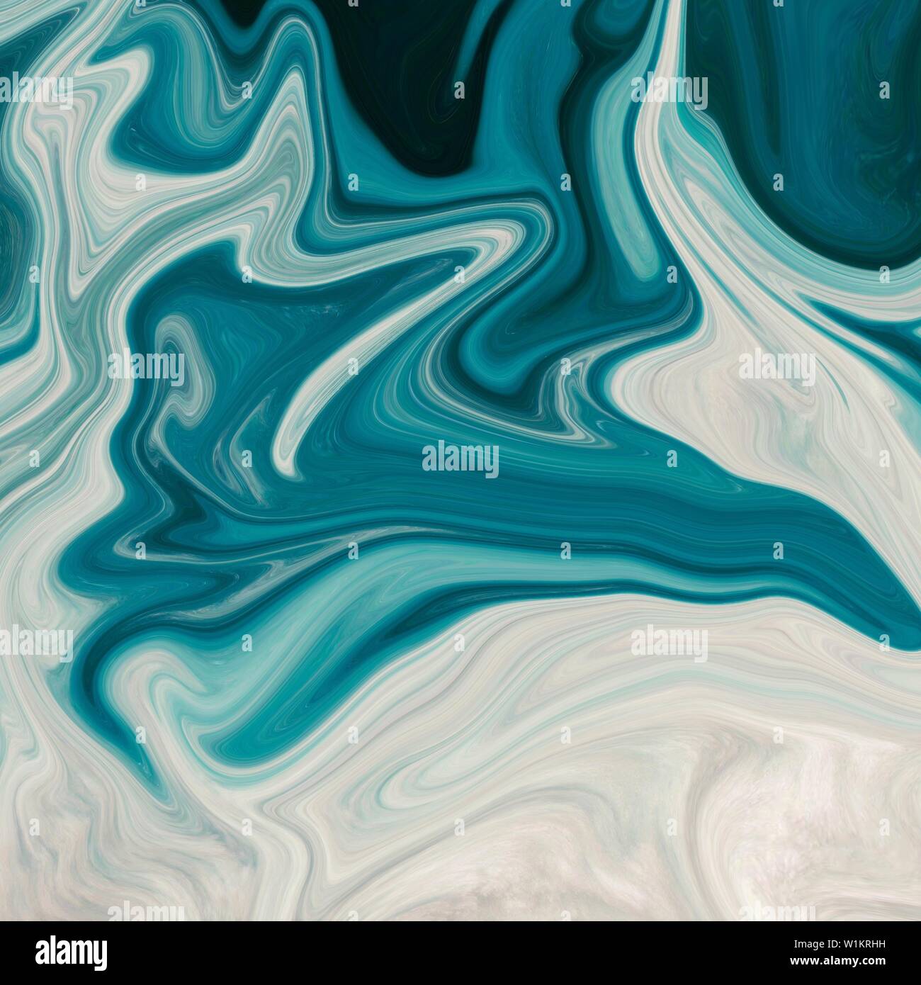 Fractal background in cold colors hi-res stock photography and images ...