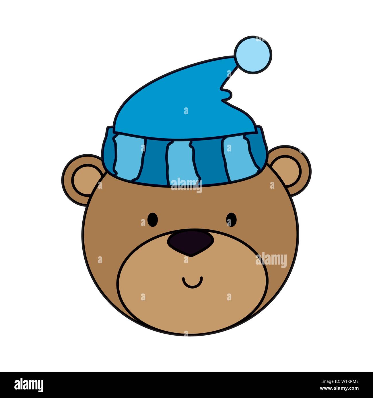 little bear teddy with hat Stock Vector Image & Art - Alamy