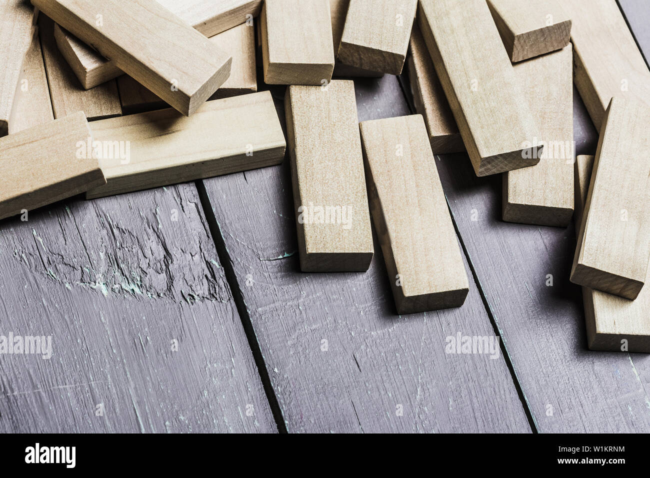 Block wood game Stock Photo - Alamy