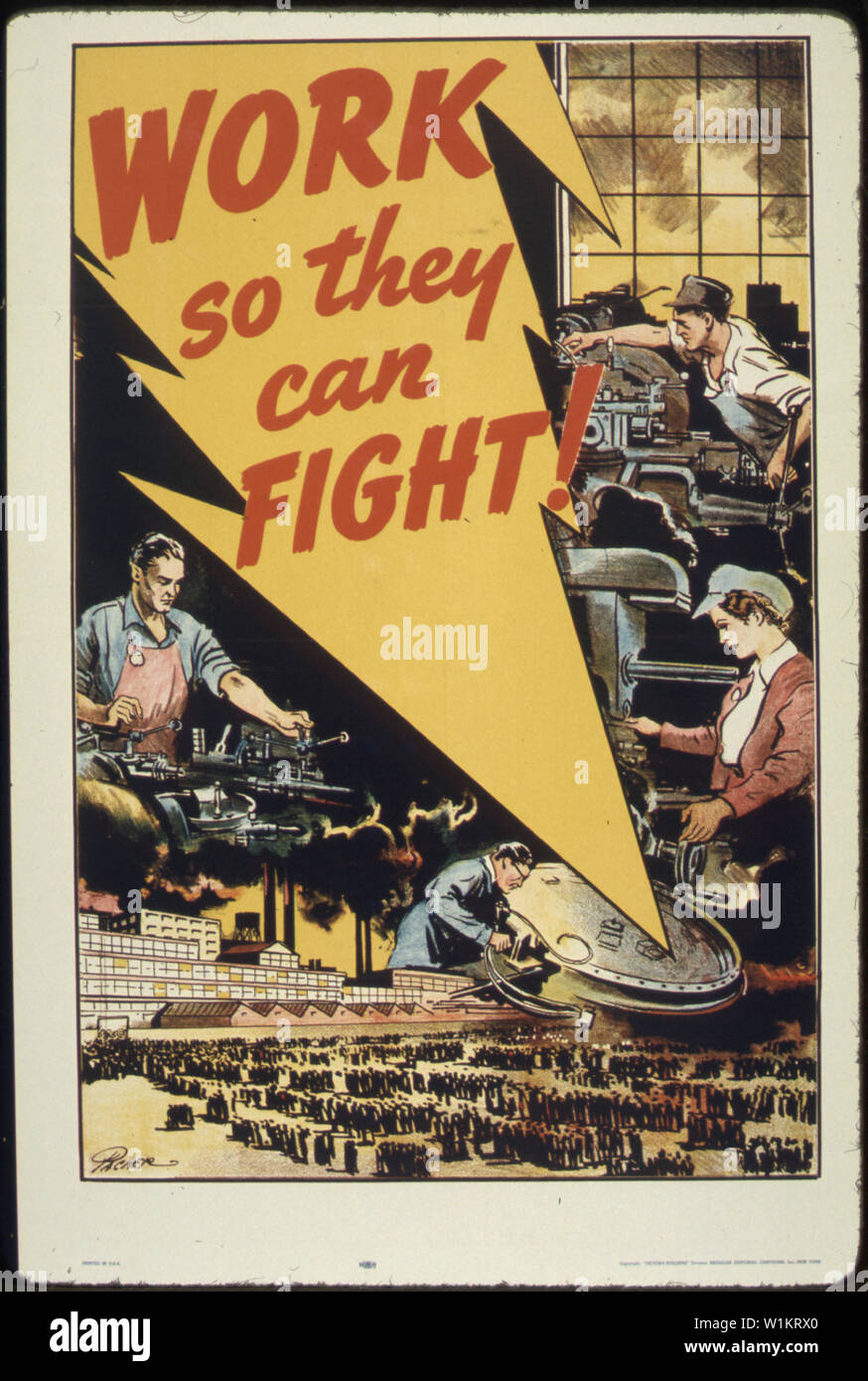 WORK SO THEY CAN FIGHT! Stock Photo - Alamy