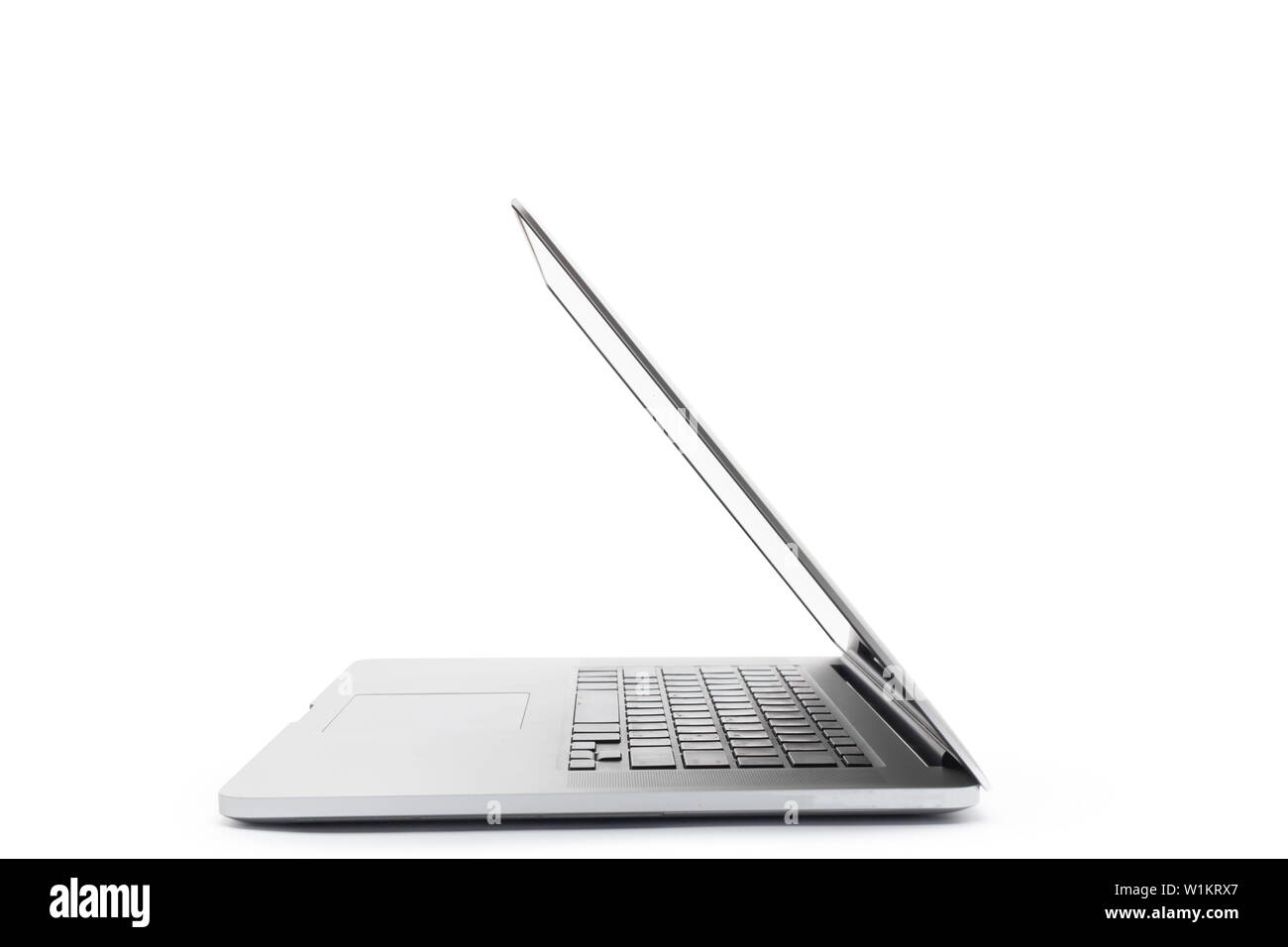 laptop isolated on white background Stock Photo - Alamy