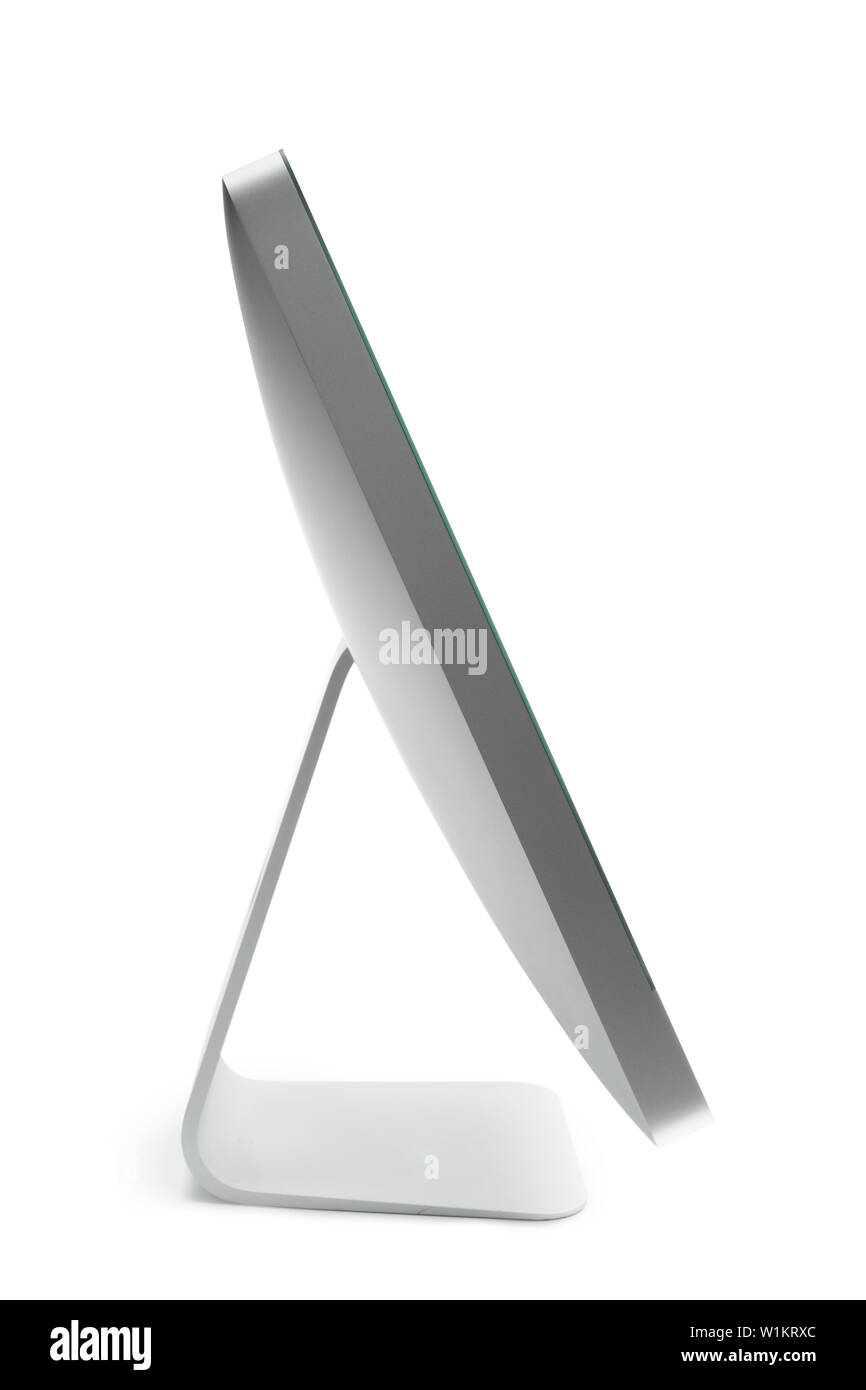 computer isolated on white background Stock Photo - Alamy