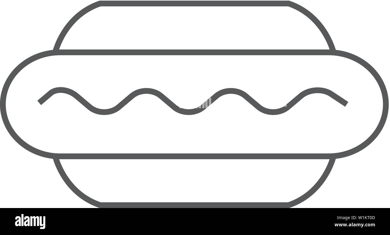 Hotdog Outline