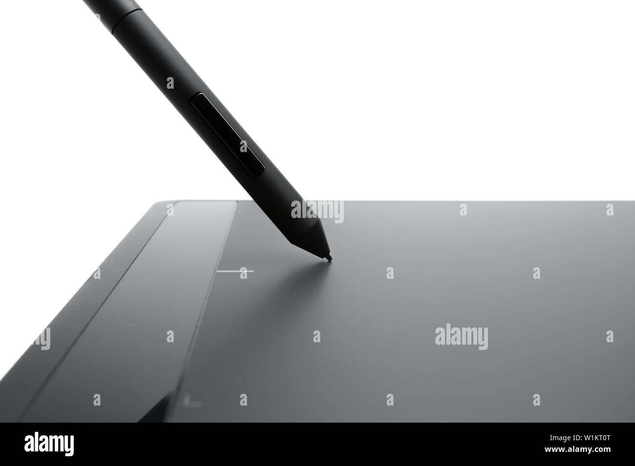 Graphic tablet with pen for illustrators and designers, isolated on ...