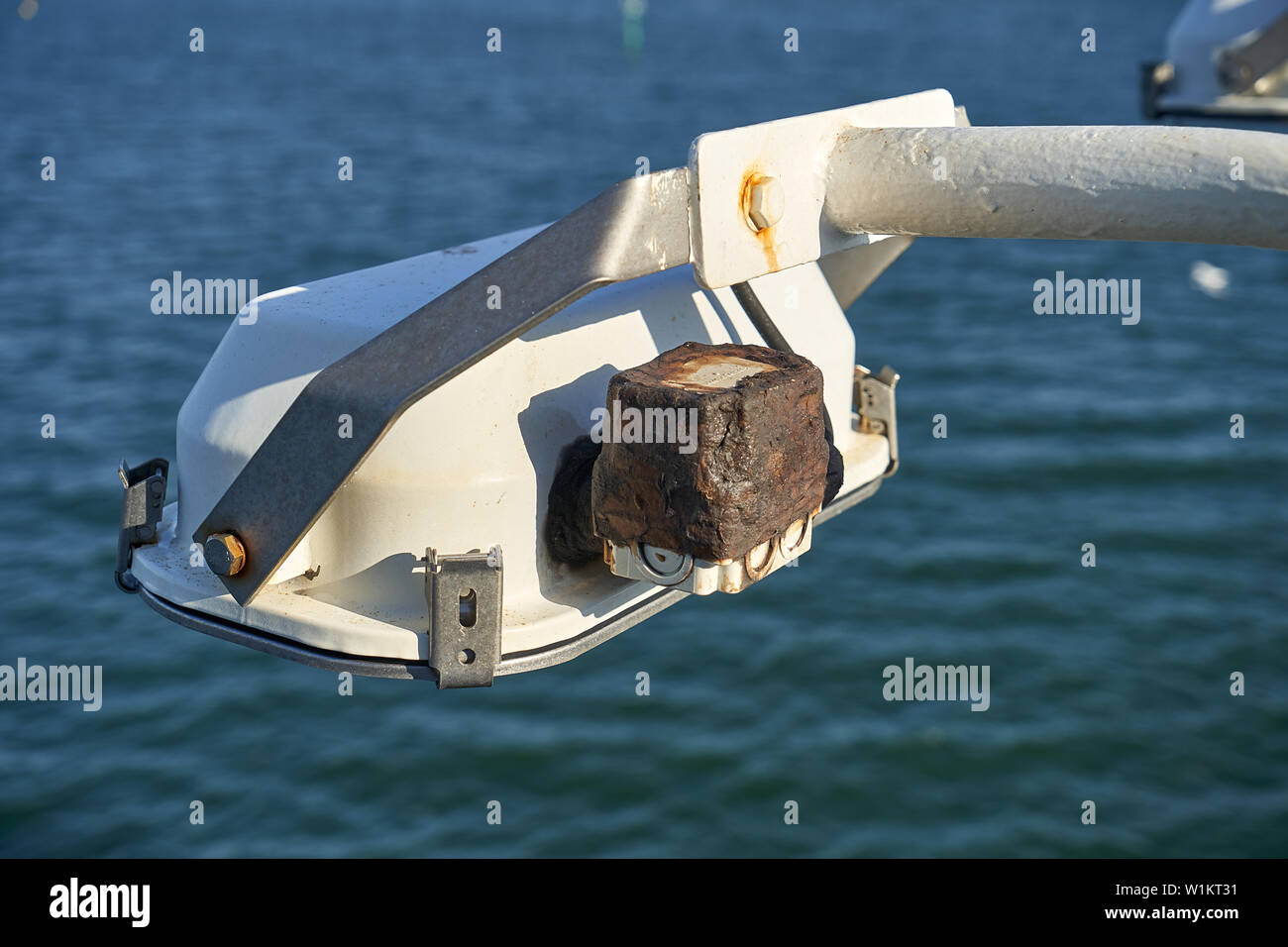 detail of a street lamp thats been in the weather and corroded Stock ...