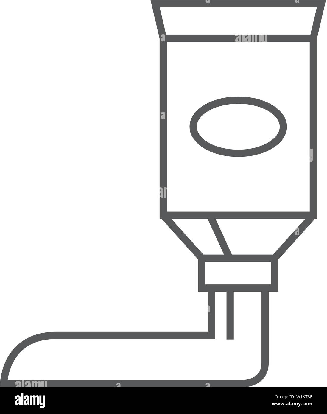 Paint tube icon in Cut Out Stock Images & Pictures - Alamy