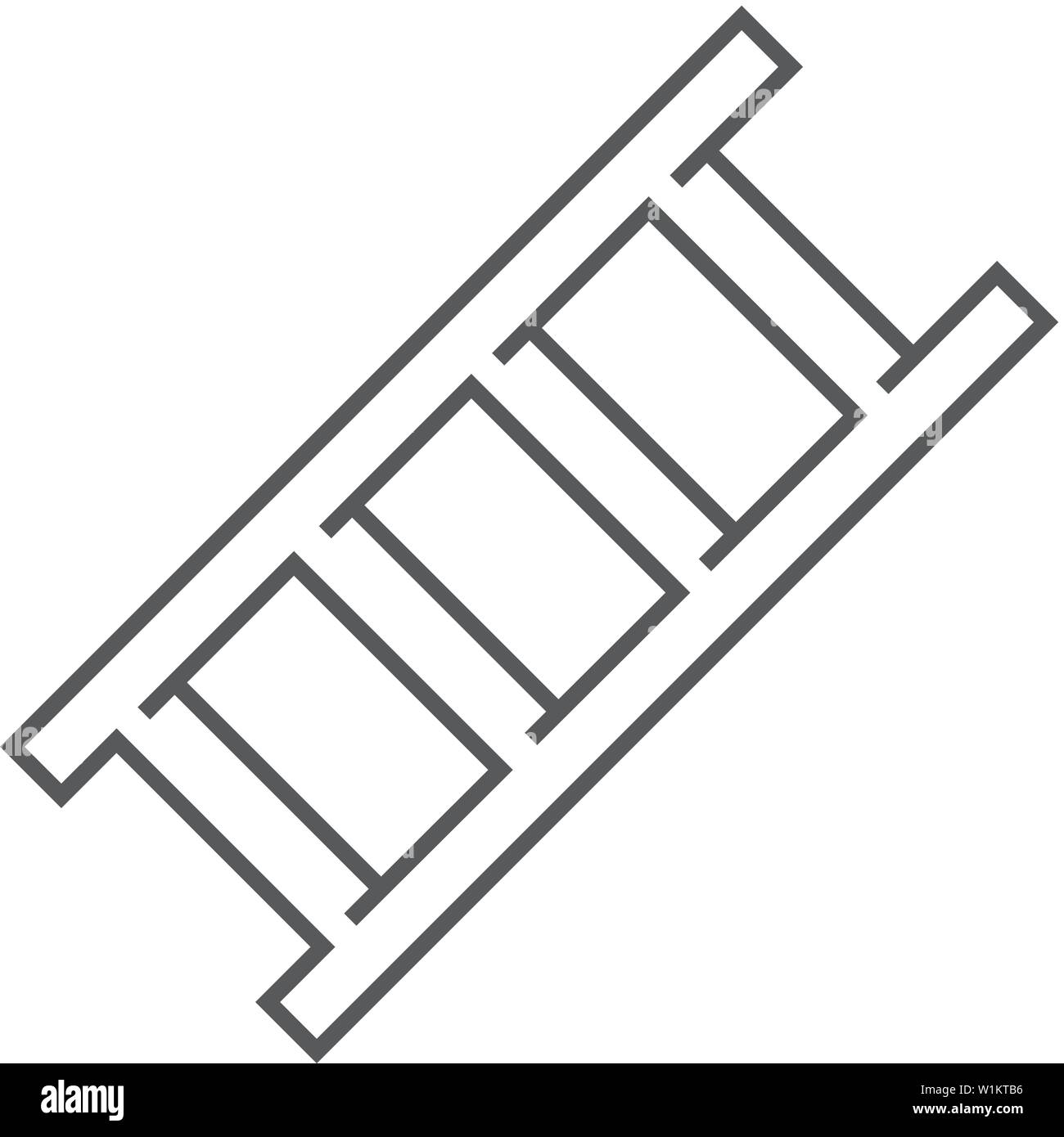 Ladder icon in thin outline style Stock Vector Image & Art - Alamy