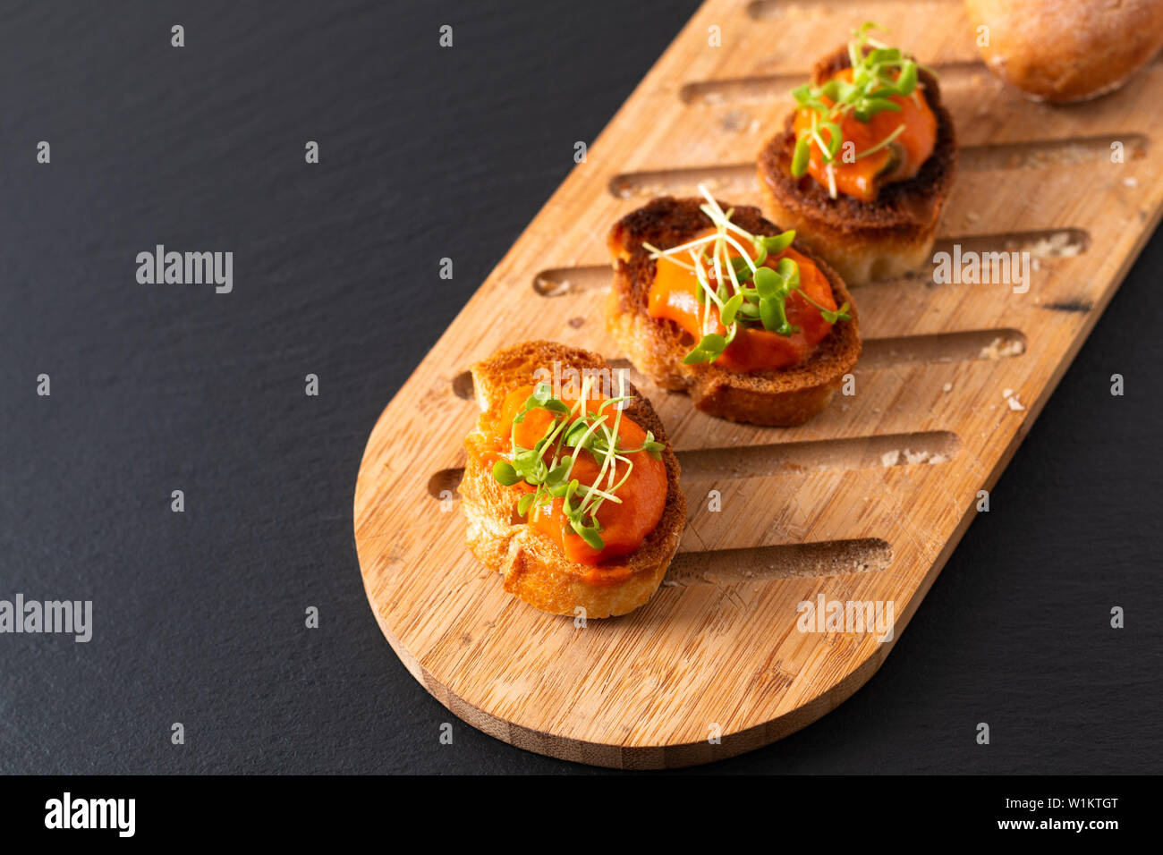 Pumpkin canapes hi-res stock photography and images - Alamy