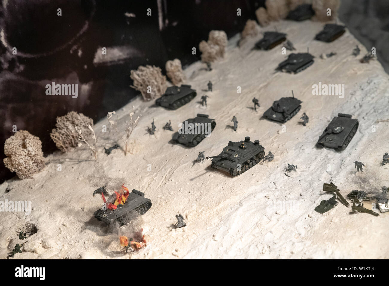 Description: miniature of the battle of world war II Stock Photo - Alamy