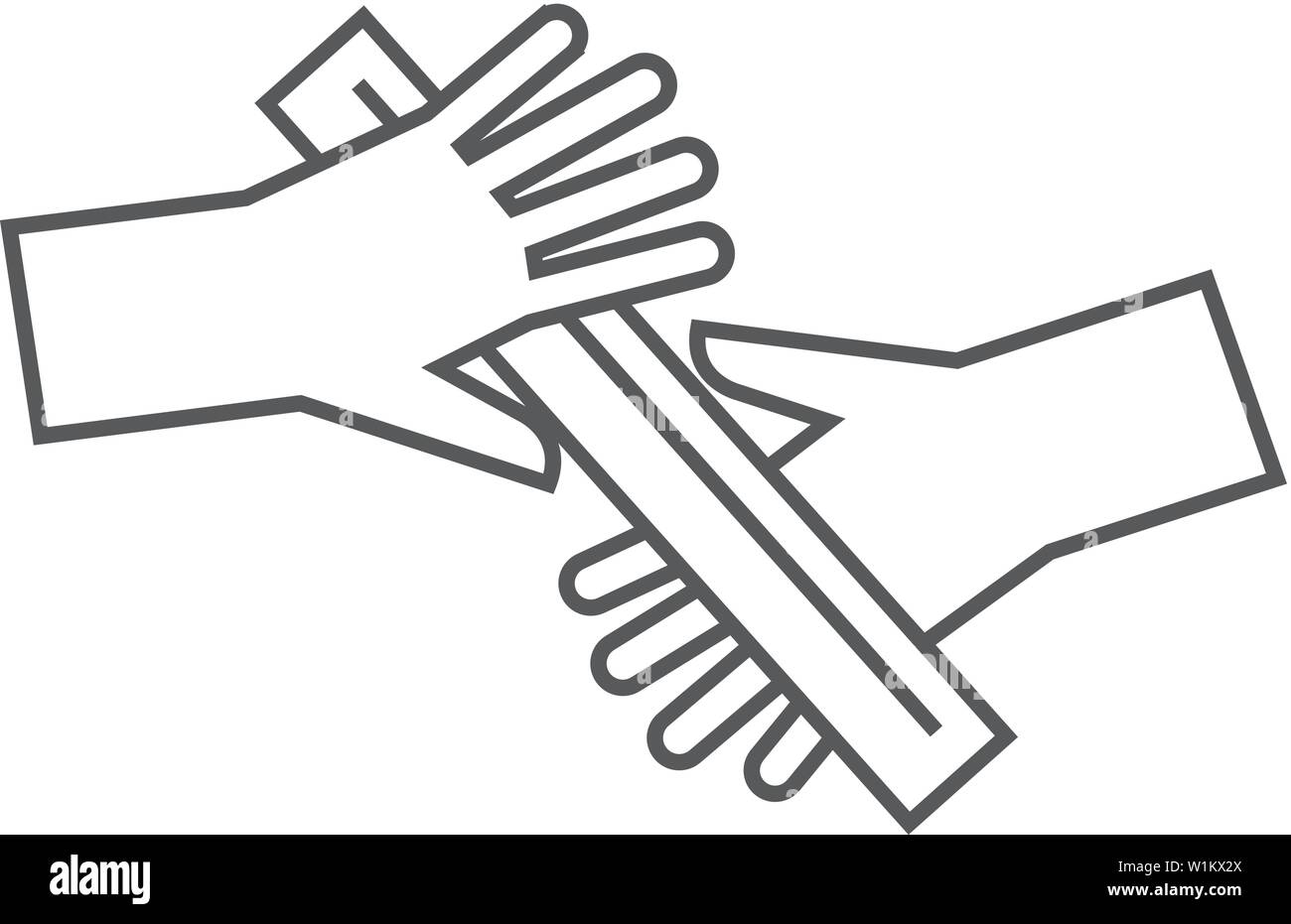 Relay run icon in thin outline style. Sport competition athletic team ...