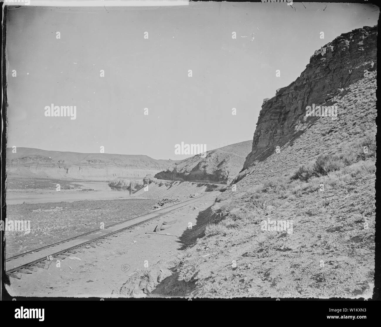 West bank of Green River. Sweetwater County, Wyoming Stock Photo - Alamy