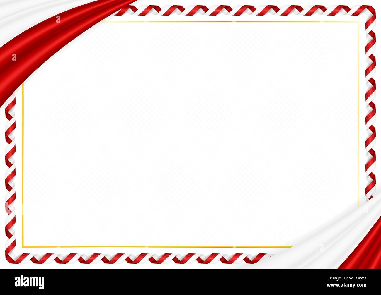Border made with Tonga national colors. Template elements for your ...
