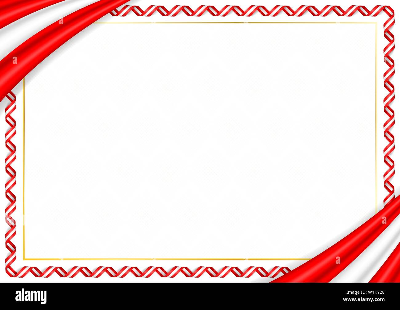 Border made with Canada national colors. Template elements for your ...