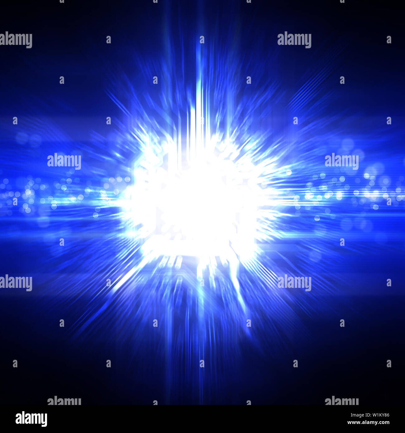 Abstract blue light Stock Photo - Alamy