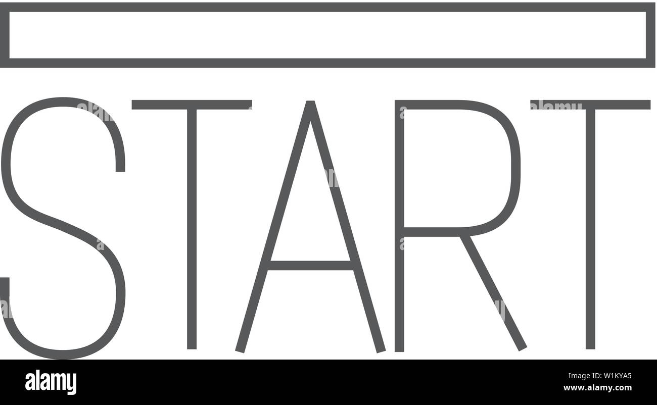 Beginning of marathon run Stock Vector Images - Alamy