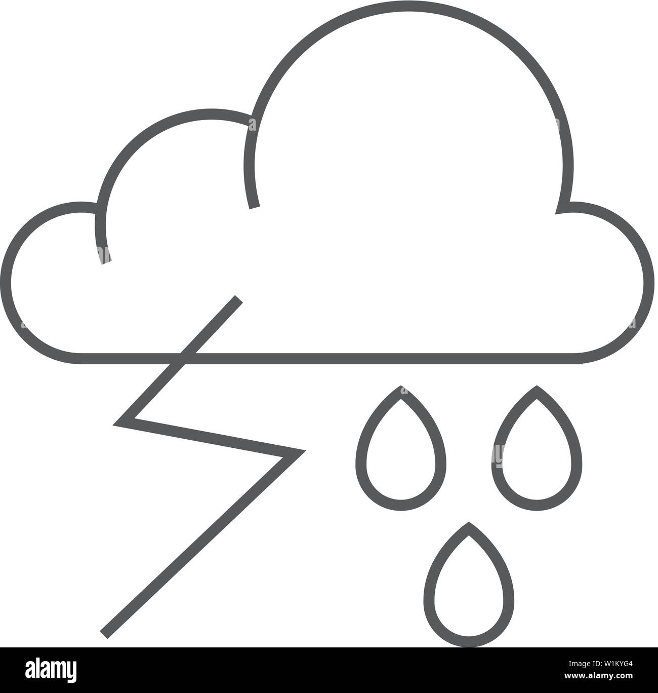 Thin overcast Stock Vector Images - Alamy