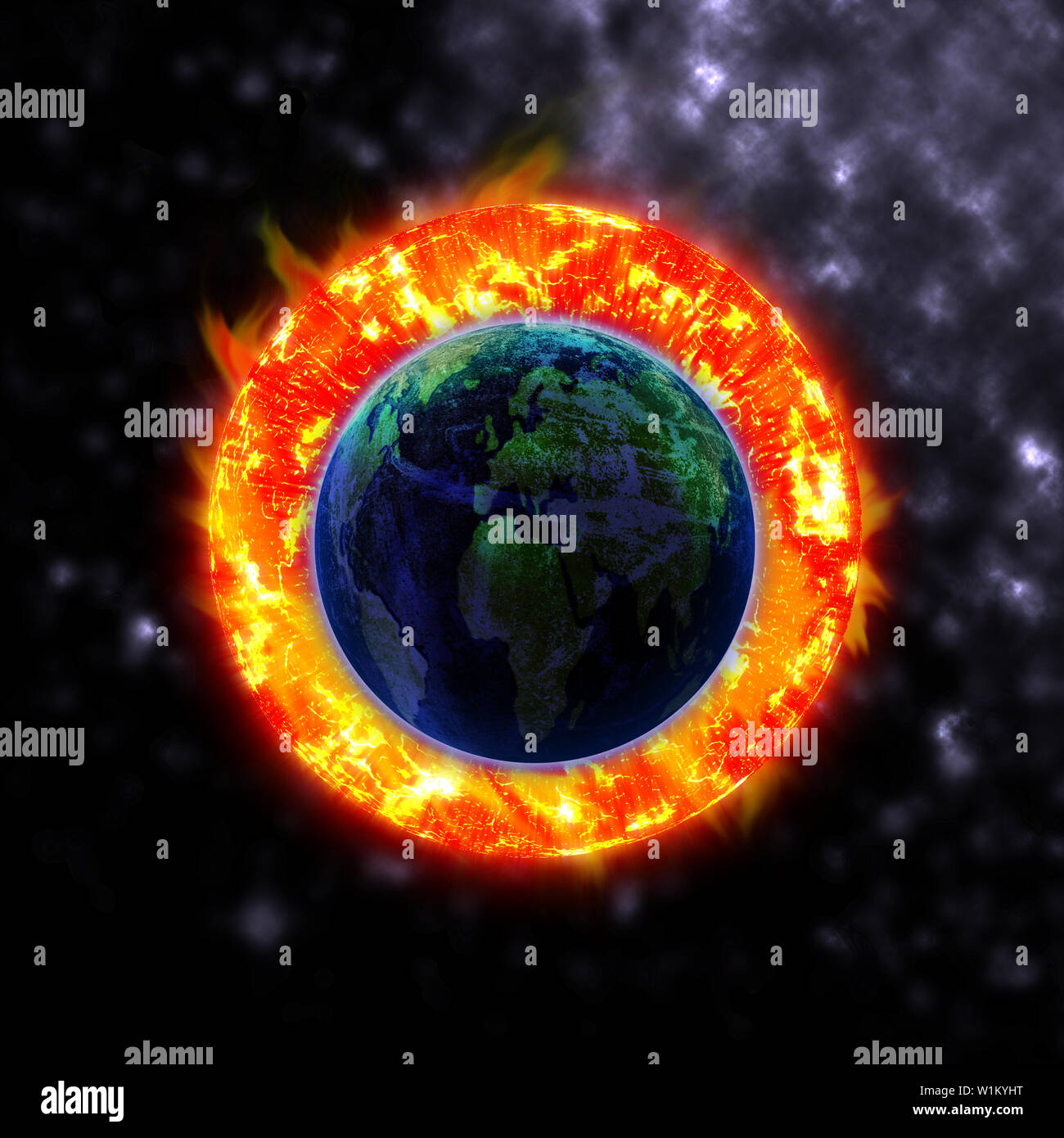 The sun hits the planet Elements of this image furnished by NASA Stock ...
