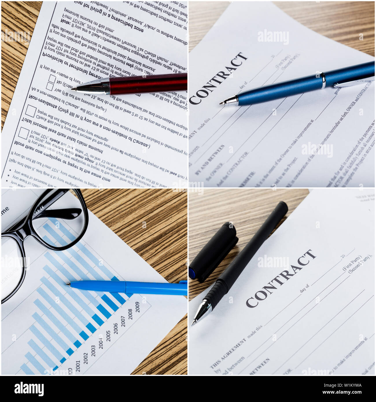 Hand signing contract Cut Out Stock Images & Pictures - Alamy