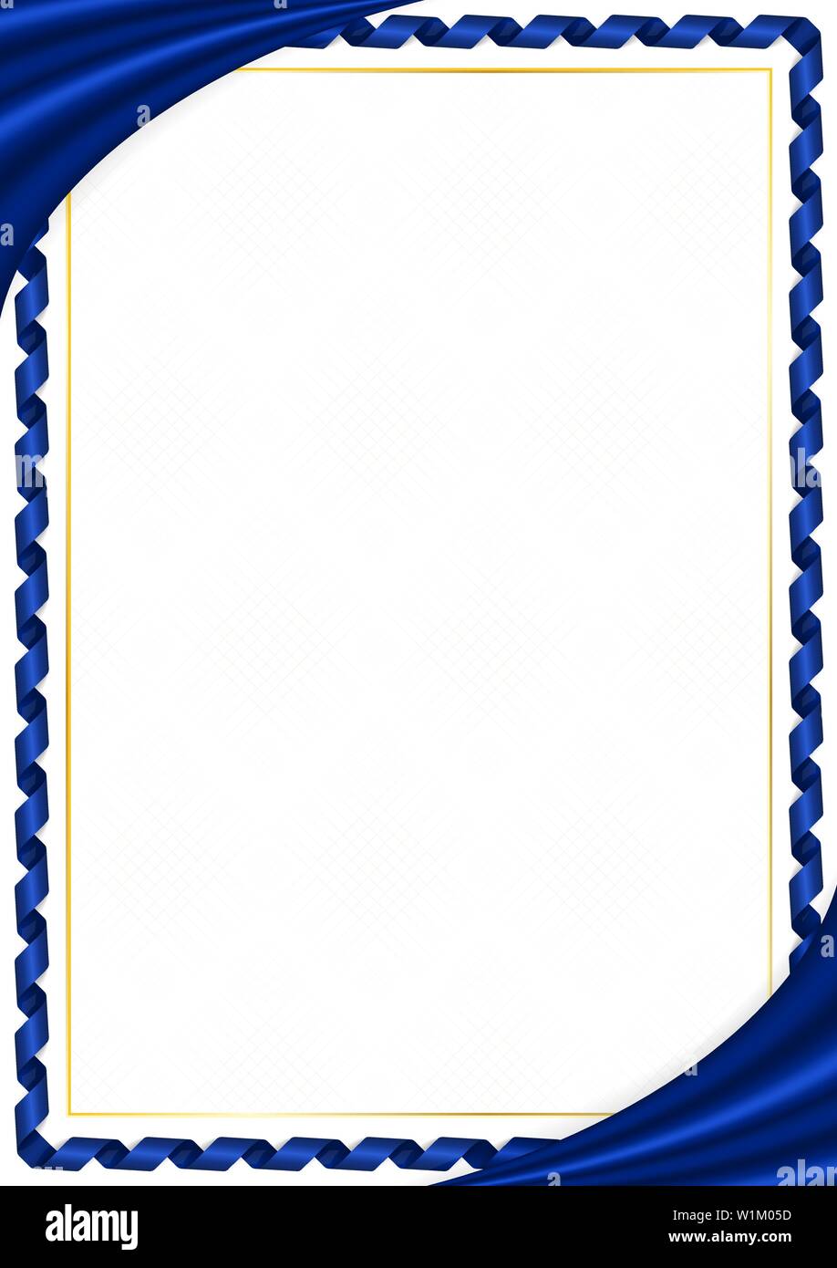 Border made with New Zealand national colors. Template elements for ...
