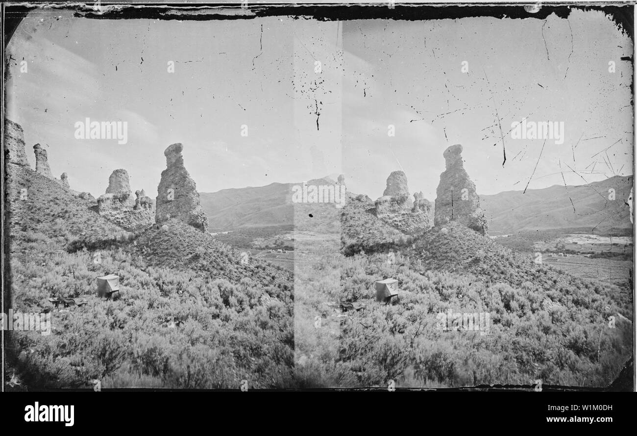 Witche's Rocks, Echo, Utah Stock Photo - Alamy