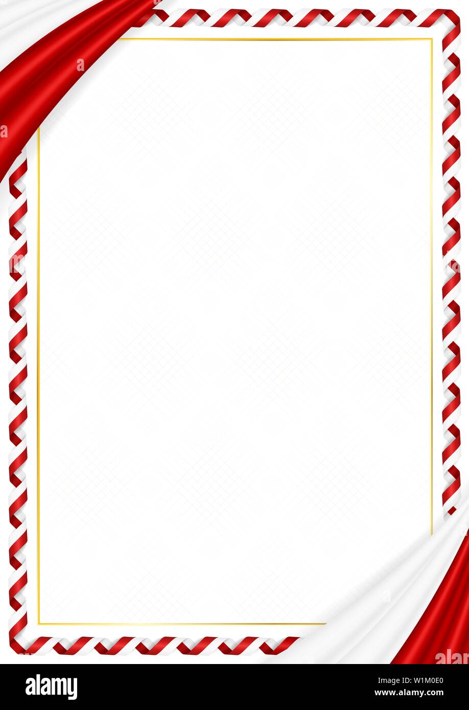 Border made with Tonga national colors. Template elements for your ...